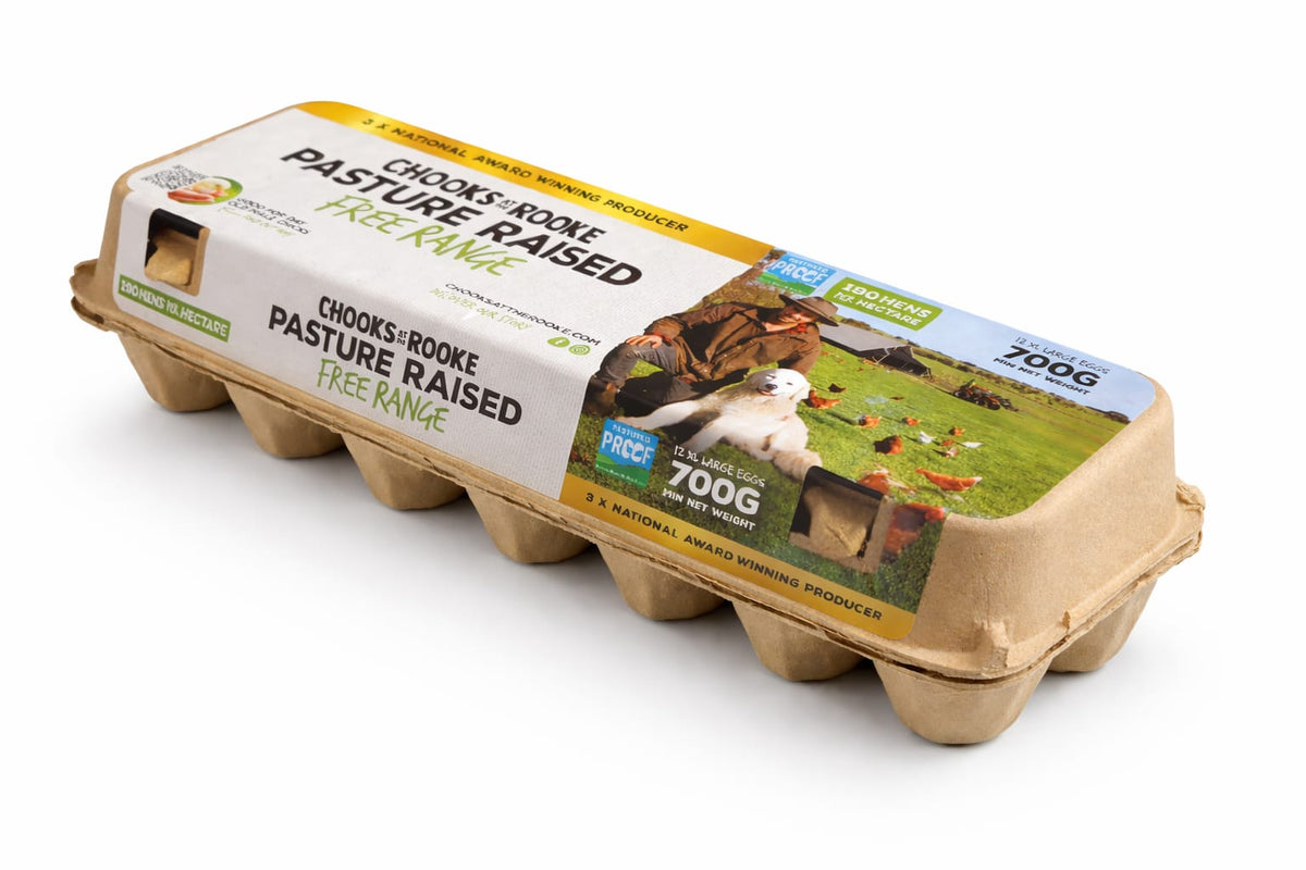 5 Dozen Pasture Raised Free Range Eggs (800g) | Low Stocking Density ...